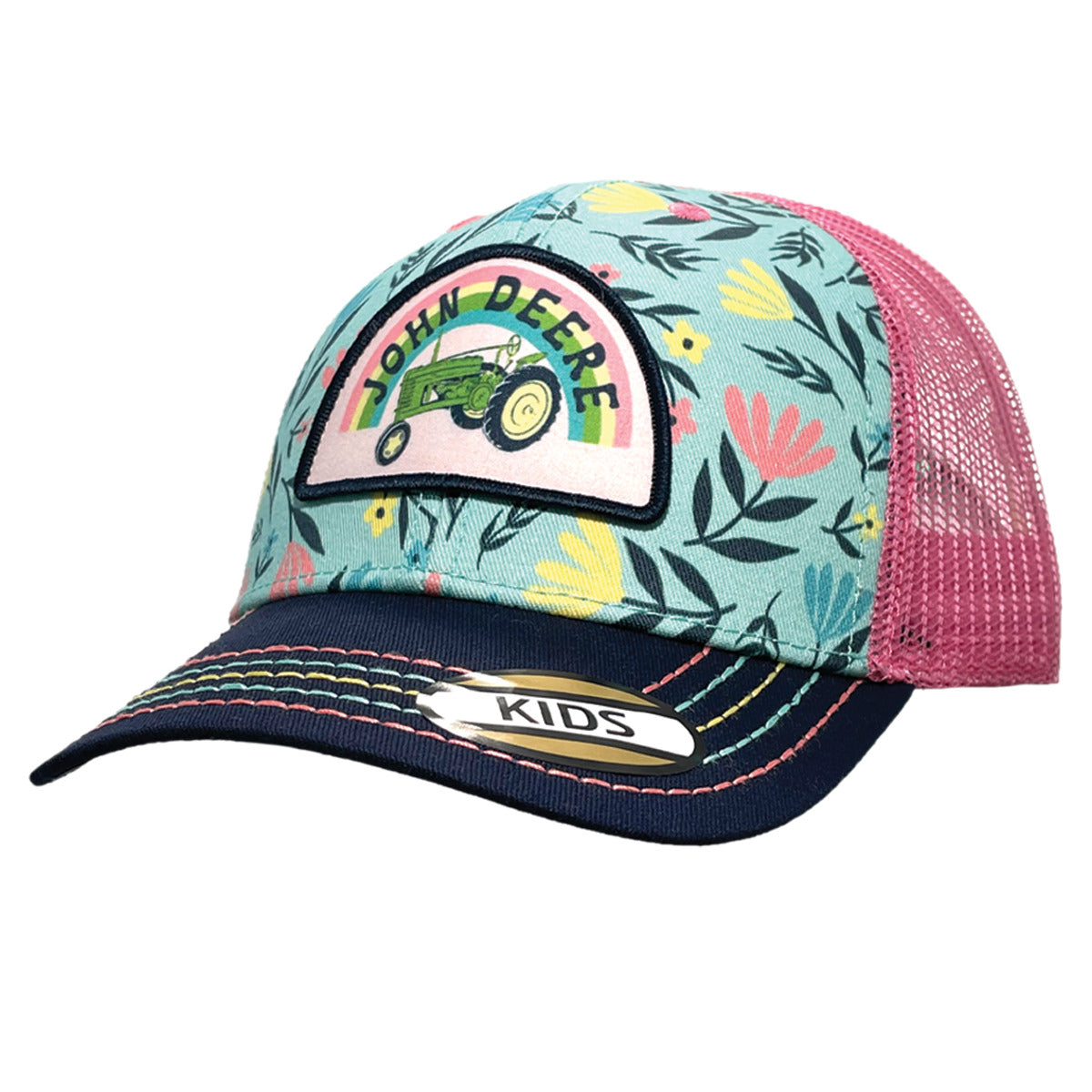 John Deere Girl Toddler Rainbow Tractor Cap — Horizon Ag & Turf