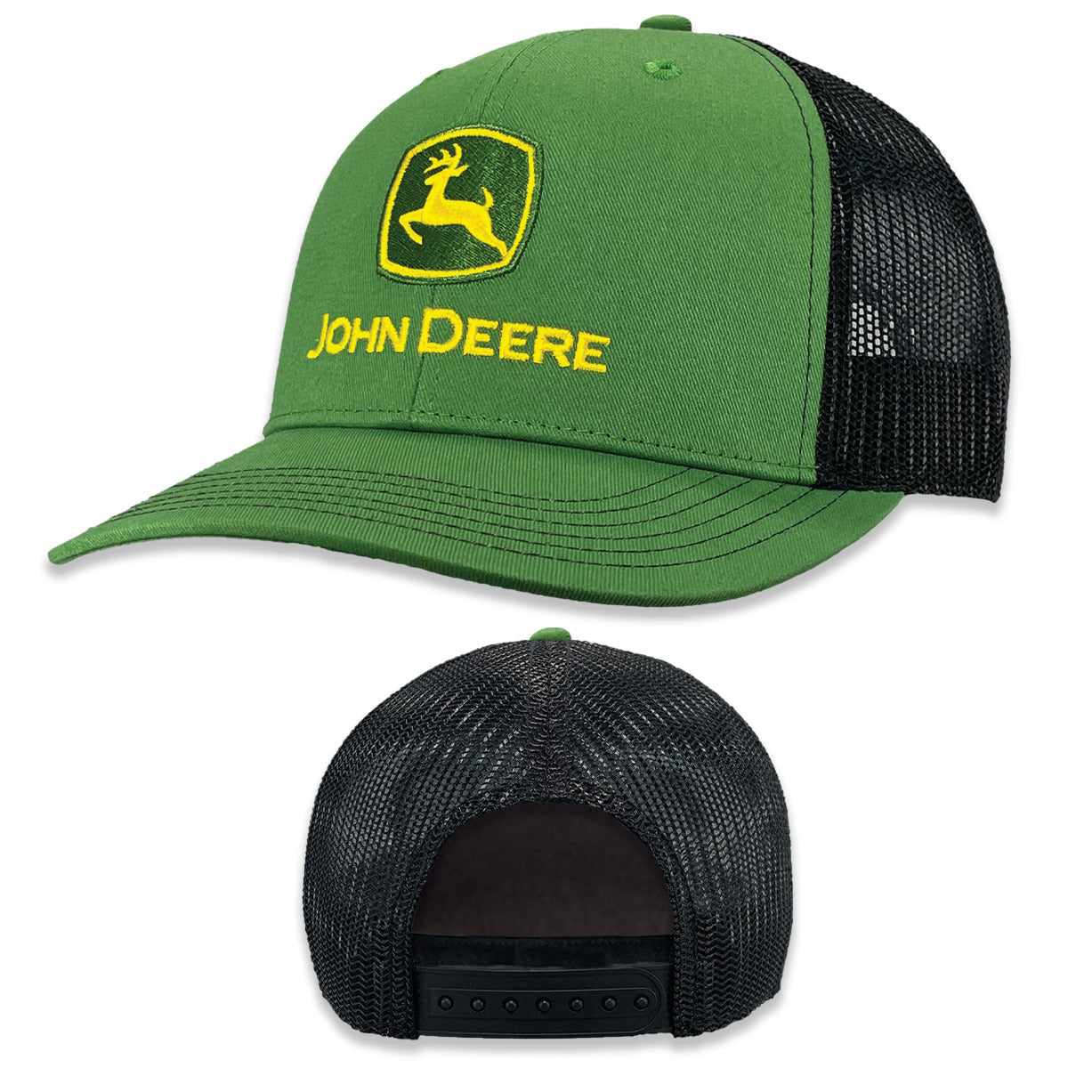 John Deere Mens Green Trademark Embroidered Hat — Horizon Ag & Turf