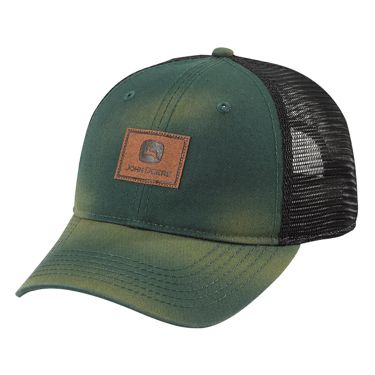John Deere Washed Green Cap With Patch — Horizon Ag & Turf