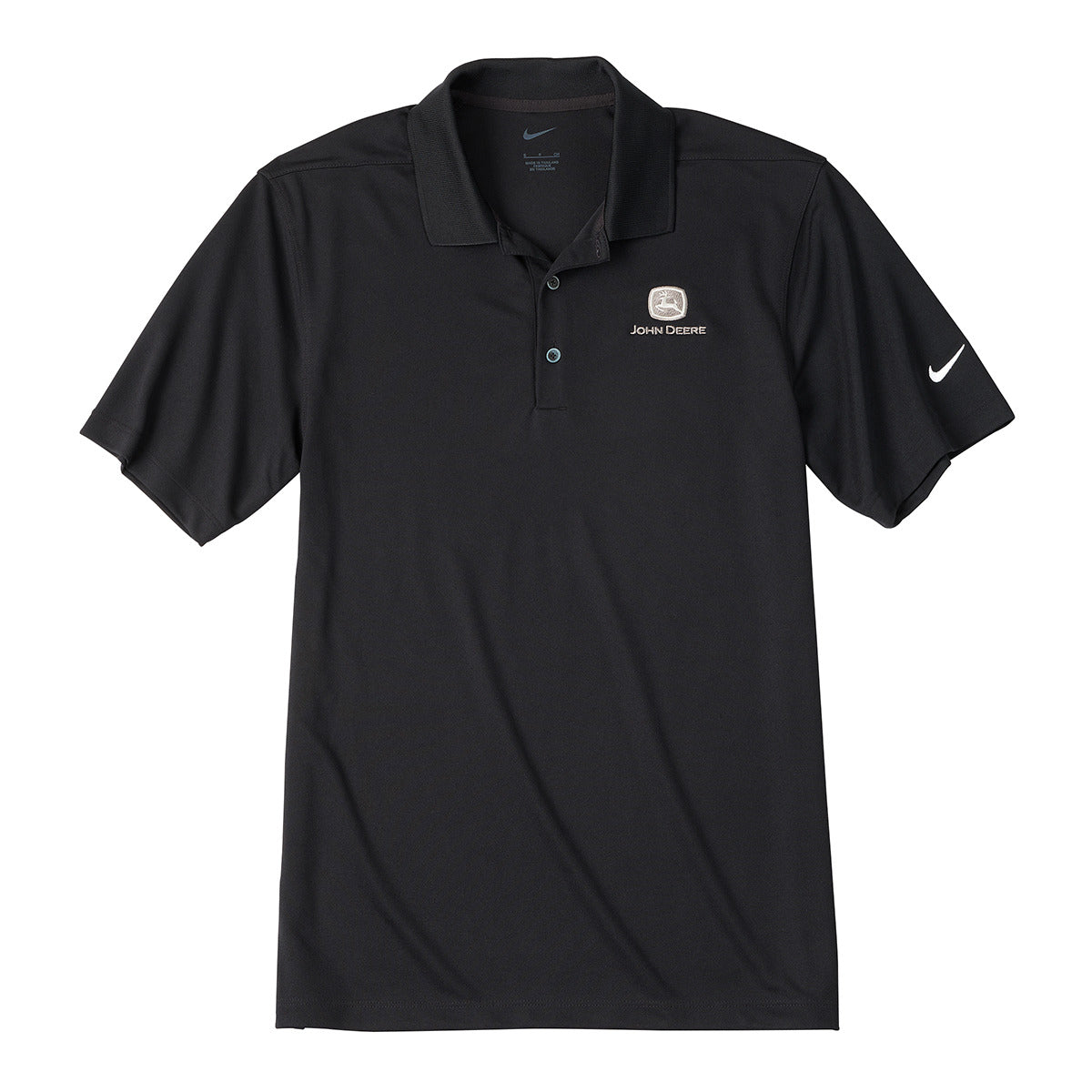 John Deere Men's Nike Black Polo — Horizon Ag & Turf
