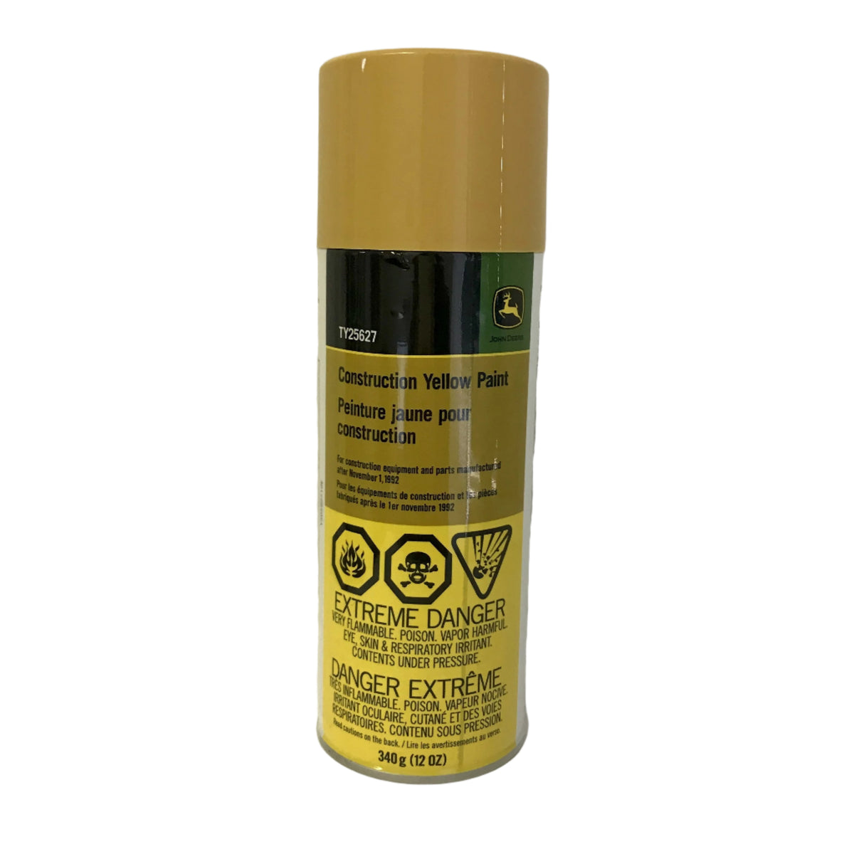 John Deere Construction Yellow Spray Paint - TY25627 — Horizon Ag & Turf